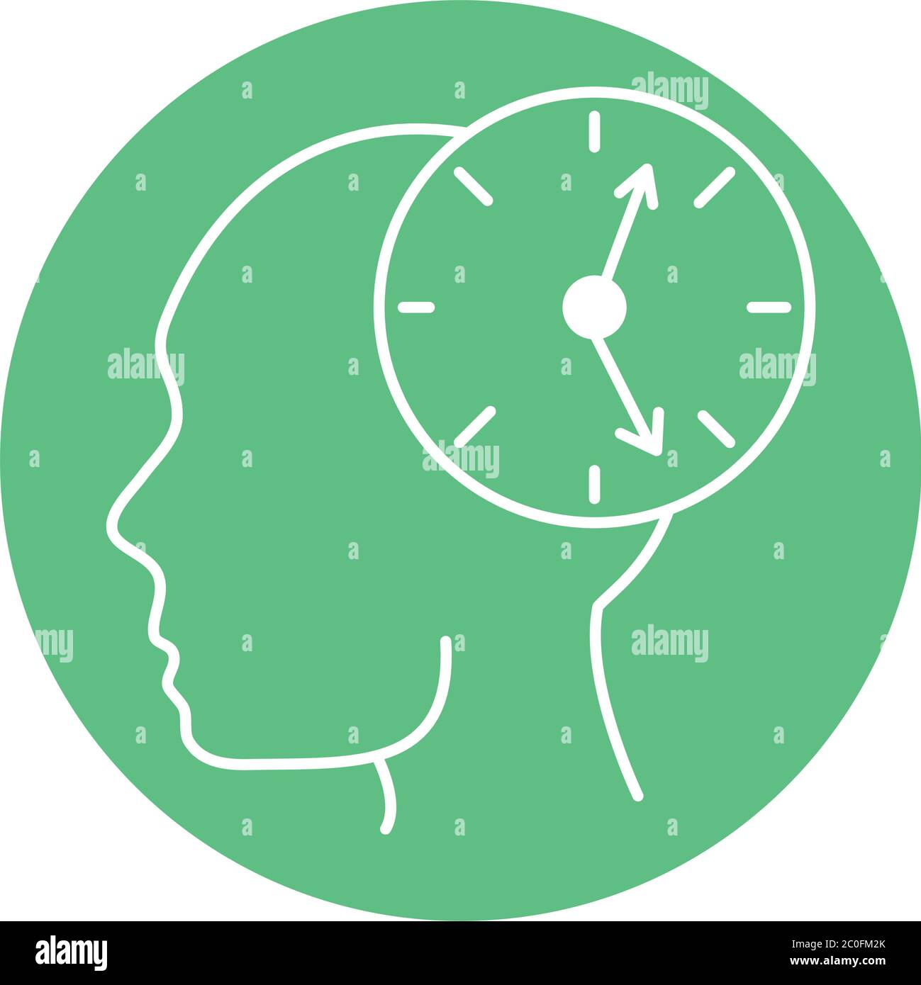 alzheimer disease, person in profile, clock time confusion, decreased ...