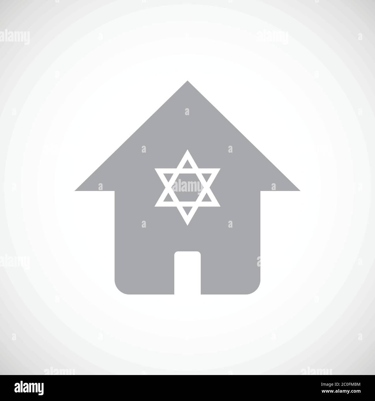 Jewish house icon Stock Photo - Alamy