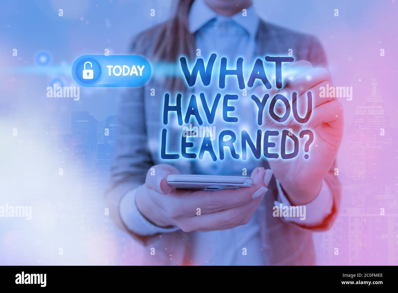 Handwriting text writing What Have You Learned Question. Conceptual ...