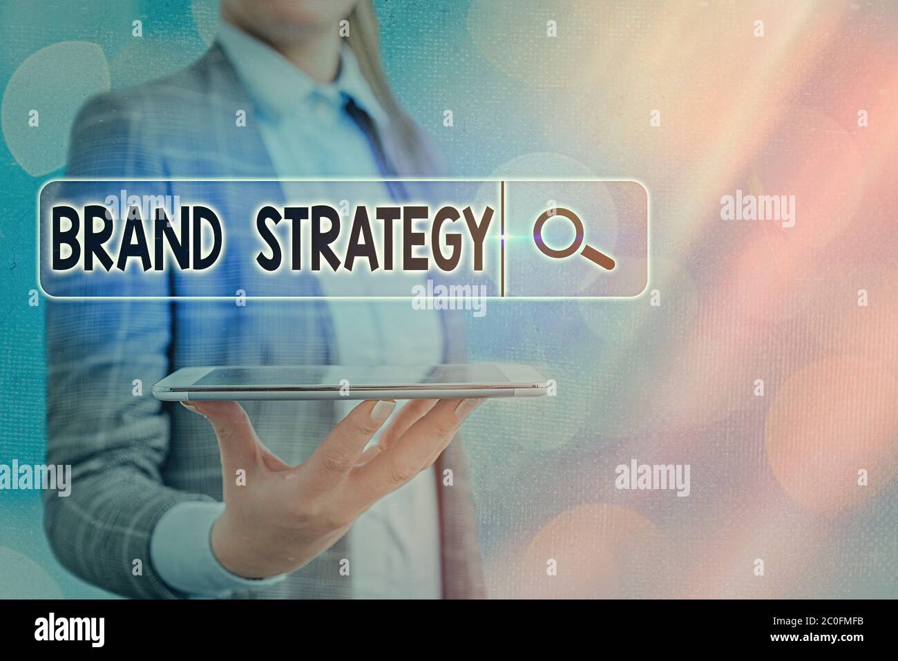 Text sign showing Brand Strategy. Business photo text longterm plan ...
