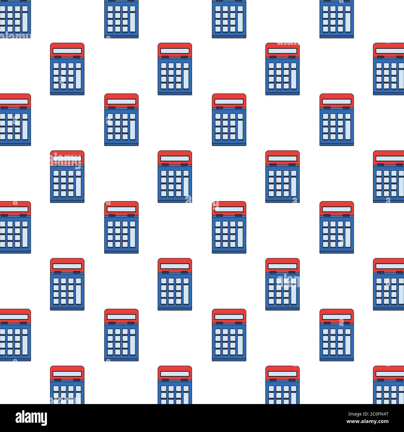 calculators math acount devices pattern background vector illustration ...