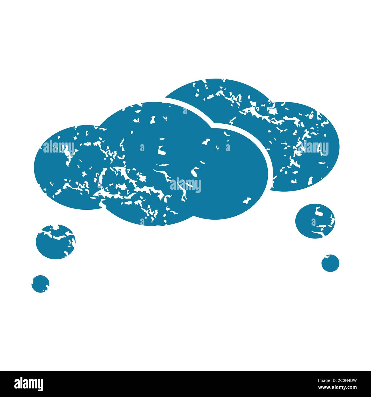 Thought clouds icon Stock Photo - Alamy