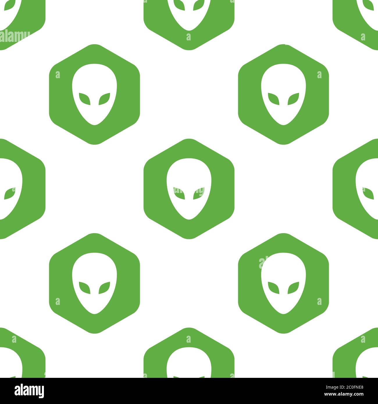 Alien face pattern Stock Photo - Alamy
