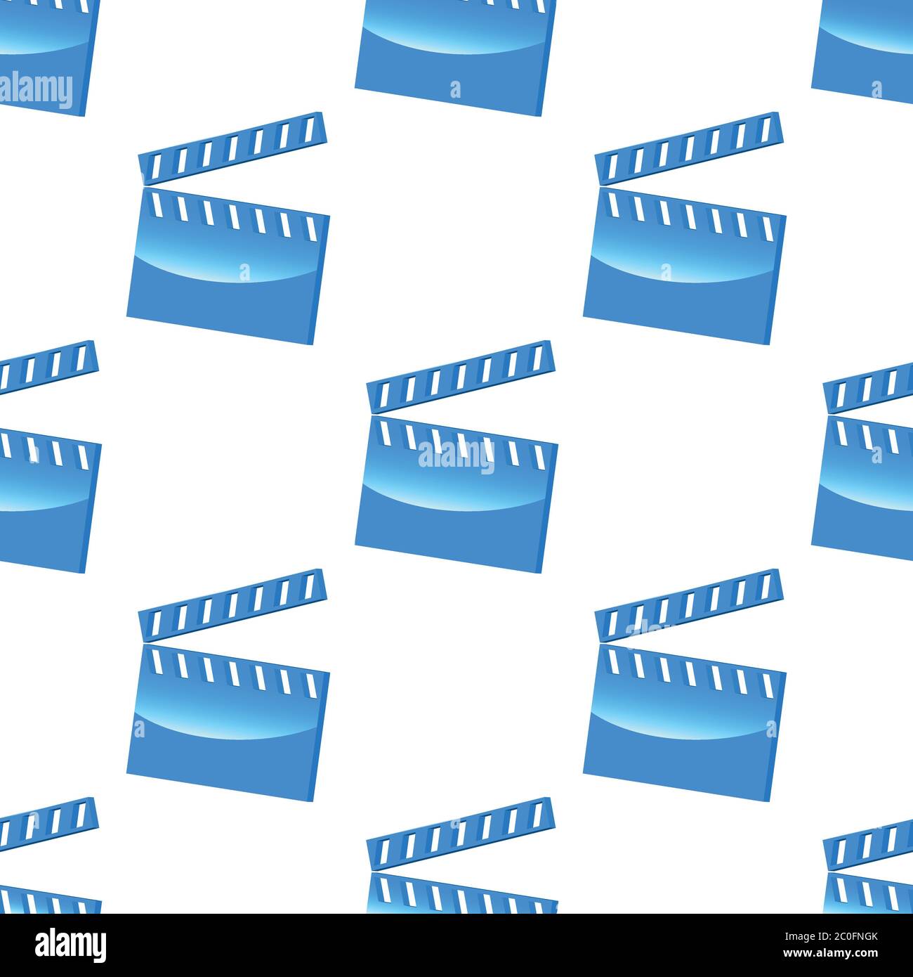 Blue clapperboard pattern Stock Photo - Alamy