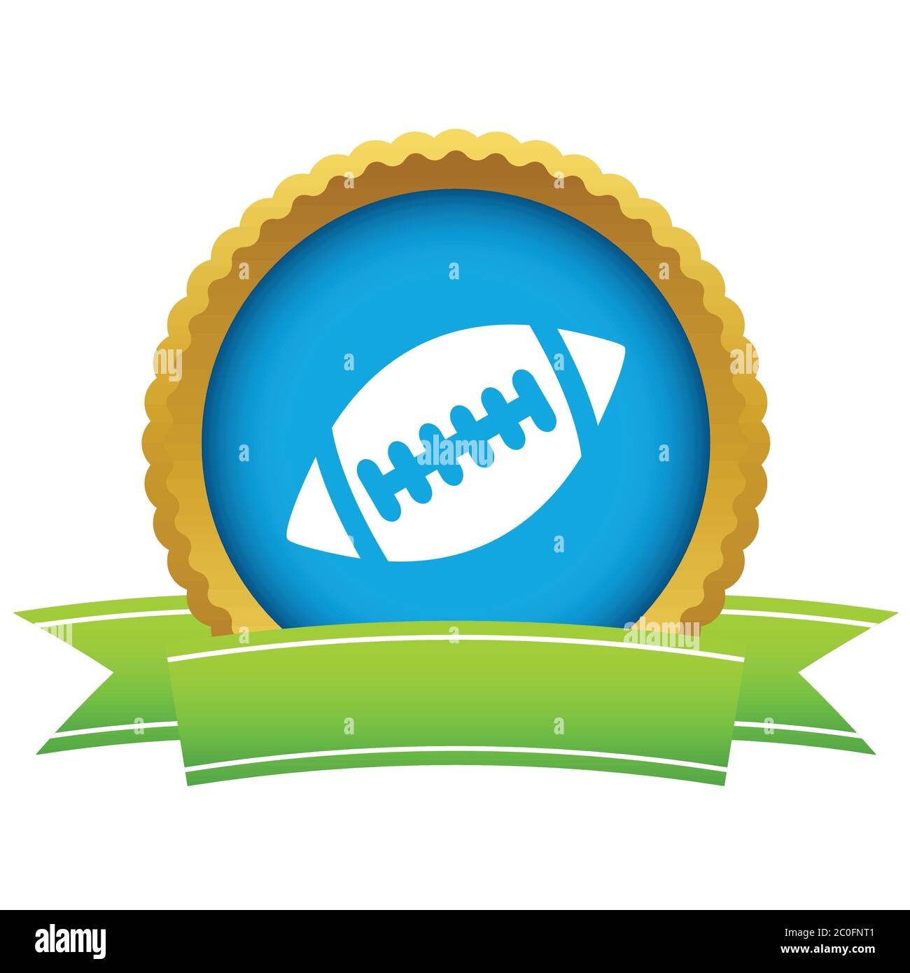 Rugby ball icon Stock Photo - Alamy