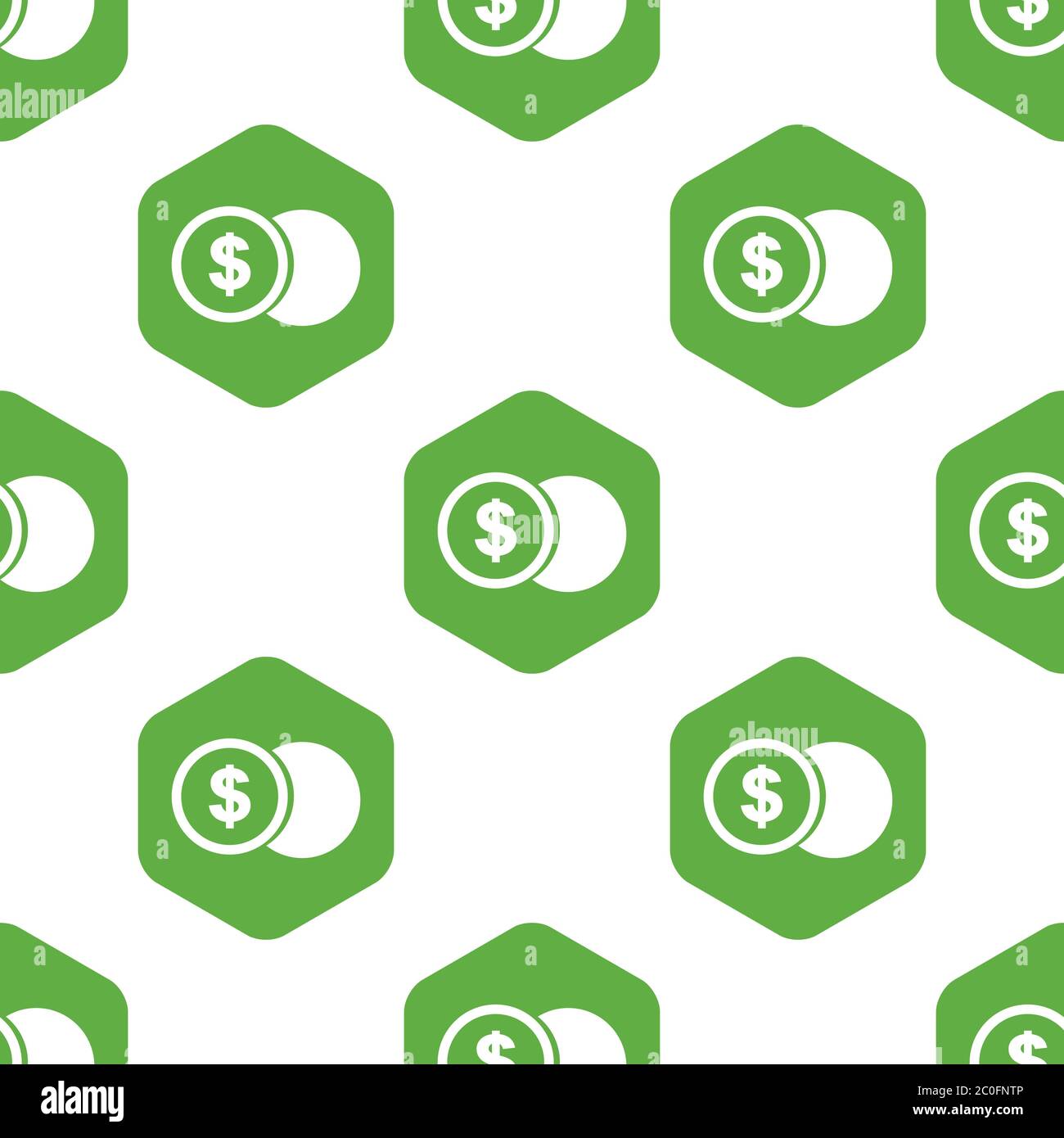 Dollar coin pattern Stock Photo - Alamy