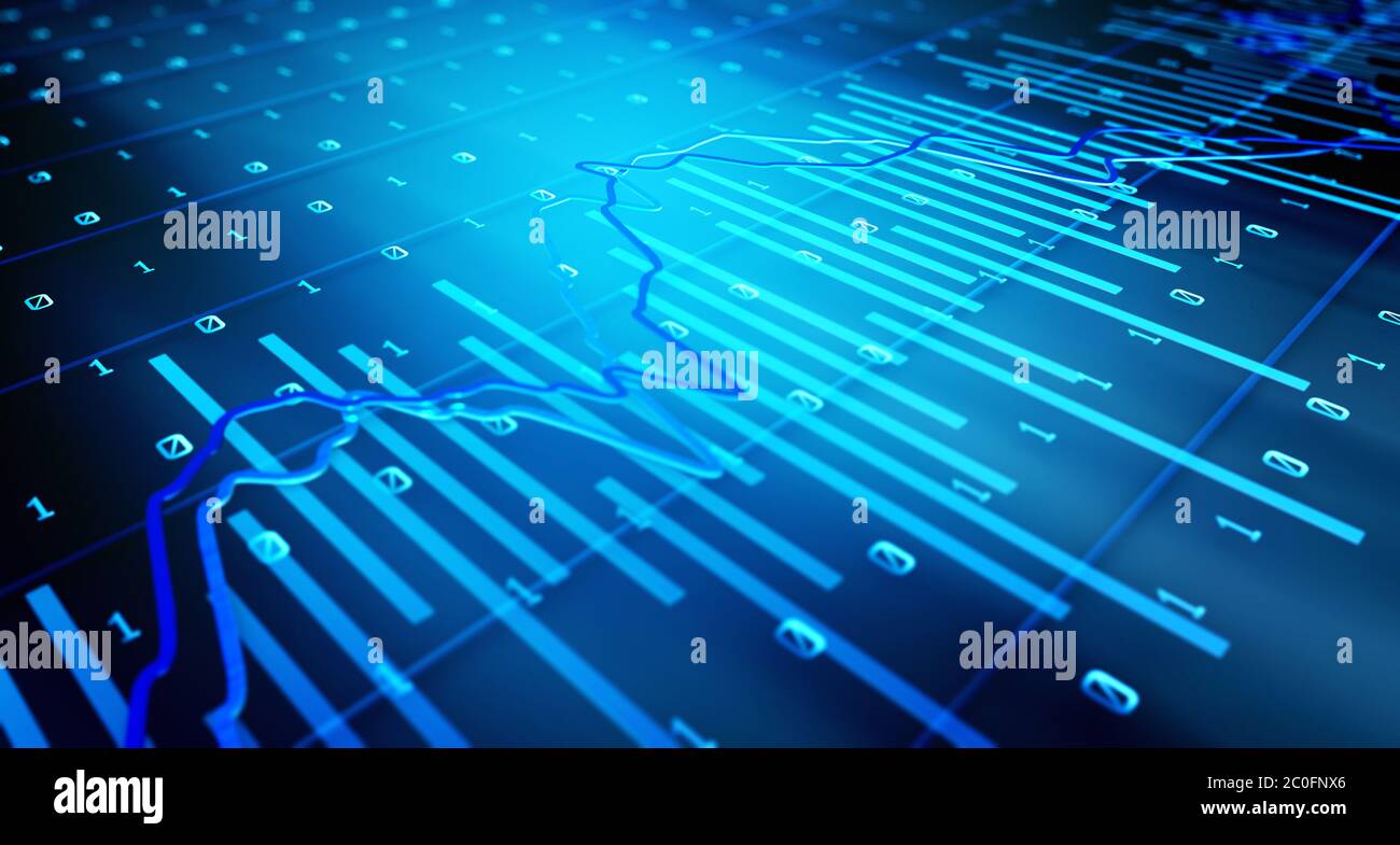 Financial economy stock market chart Stock Photo - Alamy
