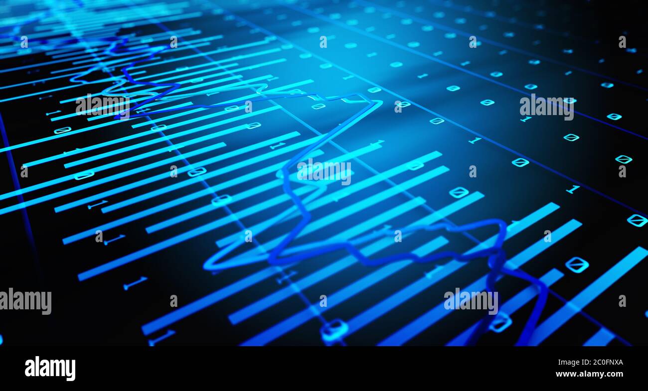 Financial economy stock market chart Stock Photo - Alamy