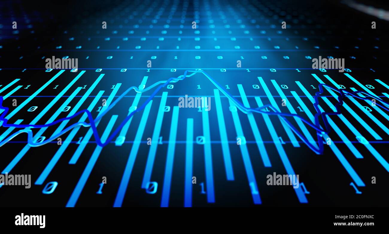 Financial economy stock market chart Stock Photo - Alamy