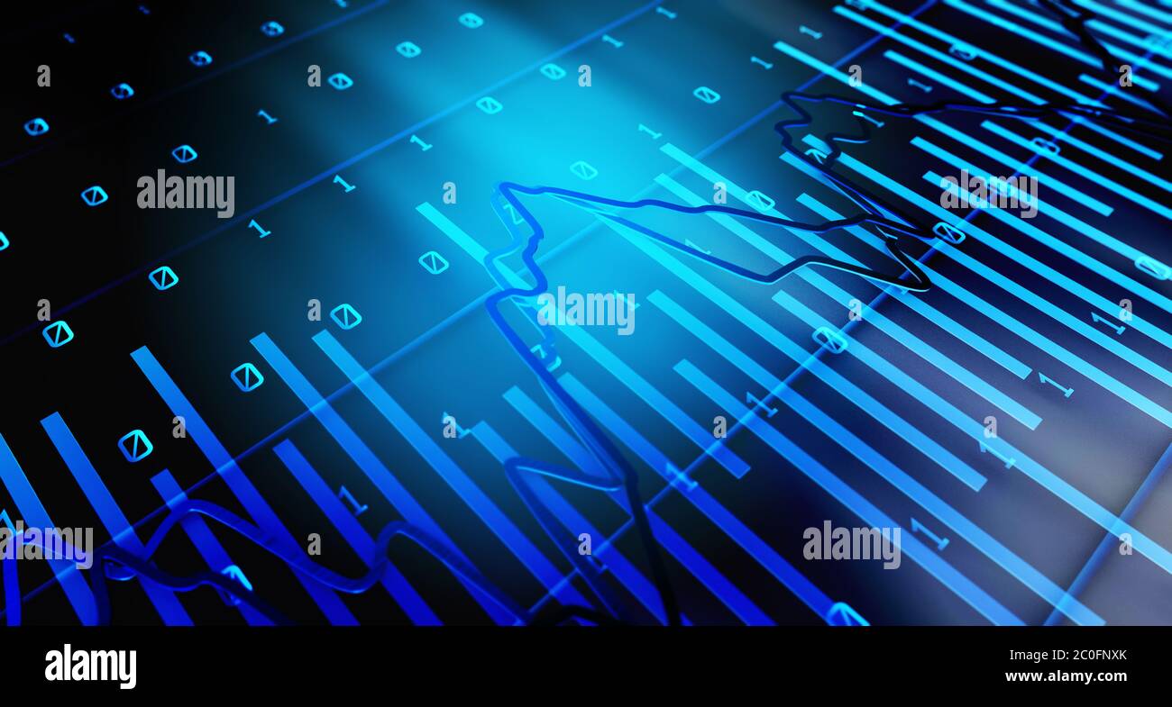 Financial economy stock market chart Stock Photo - Alamy
