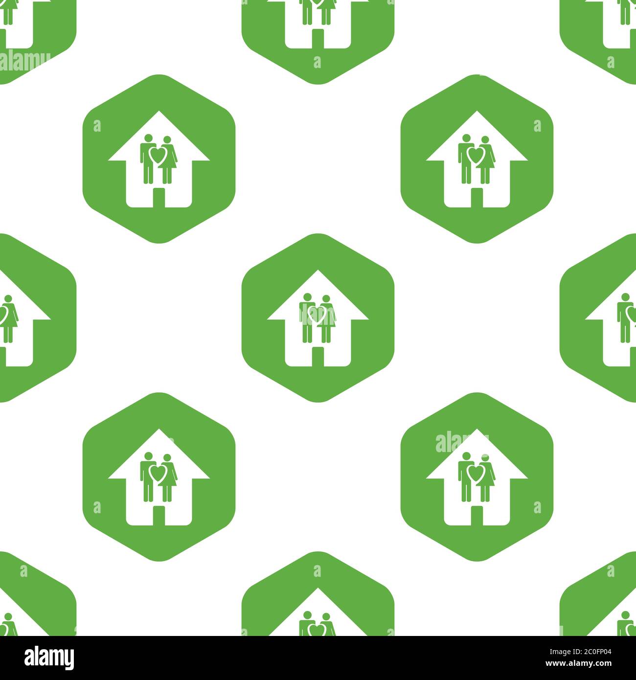 Family house pattern Stock Photo - Alamy