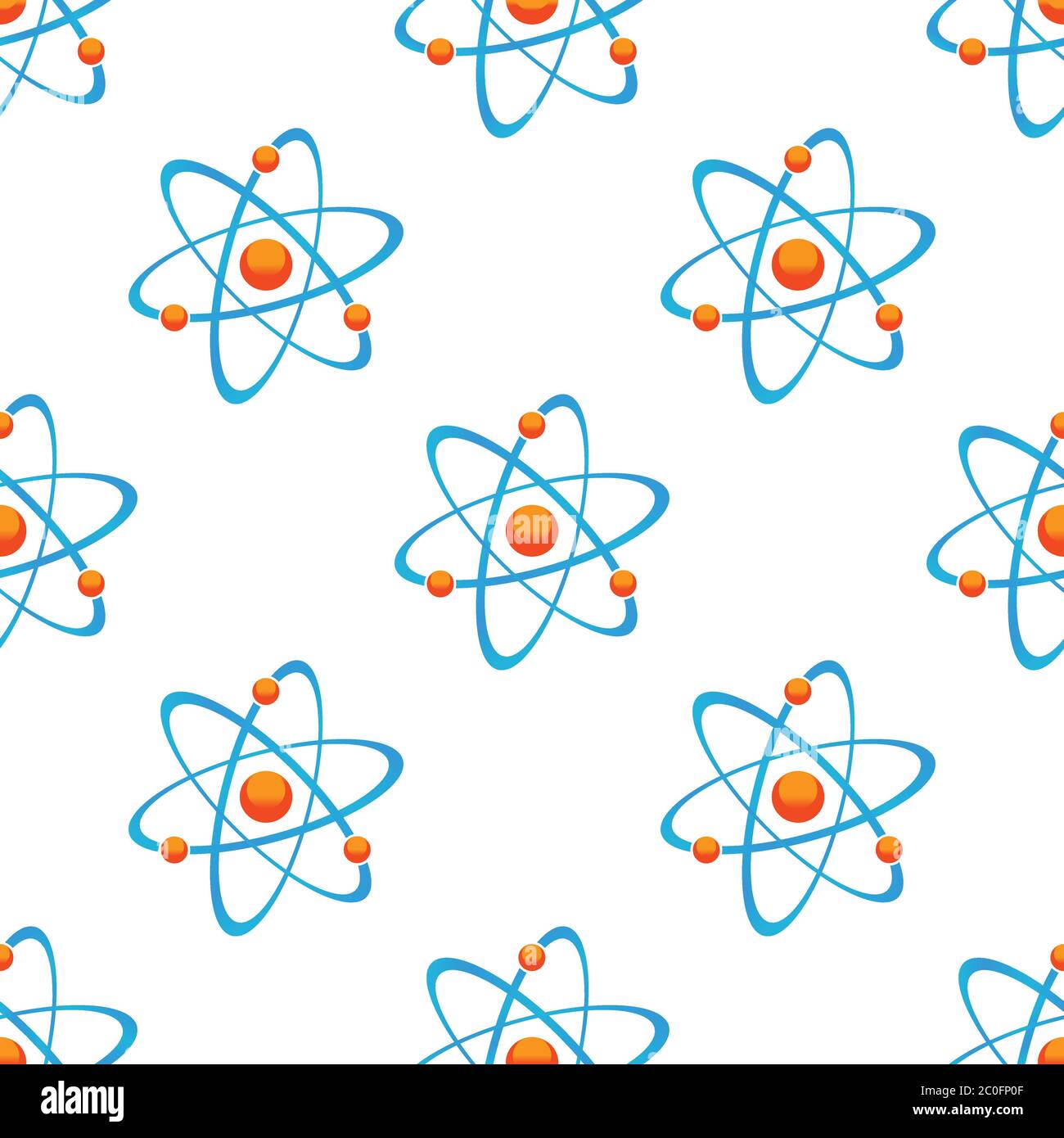 Colored atom pattern Stock Photo - Alamy