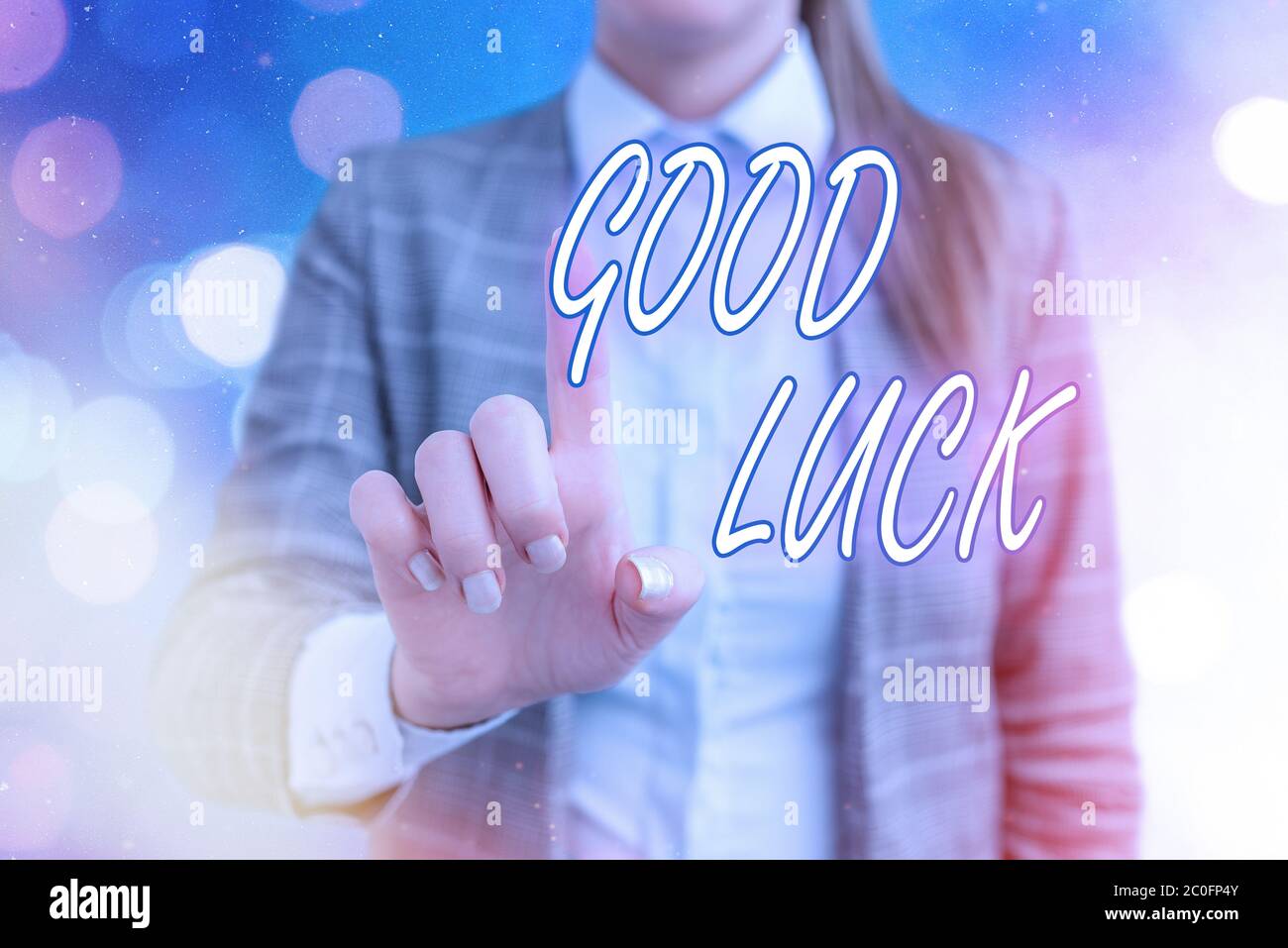 Handwriting text writing Good Luck. Conceptual photo expressing hope ...
