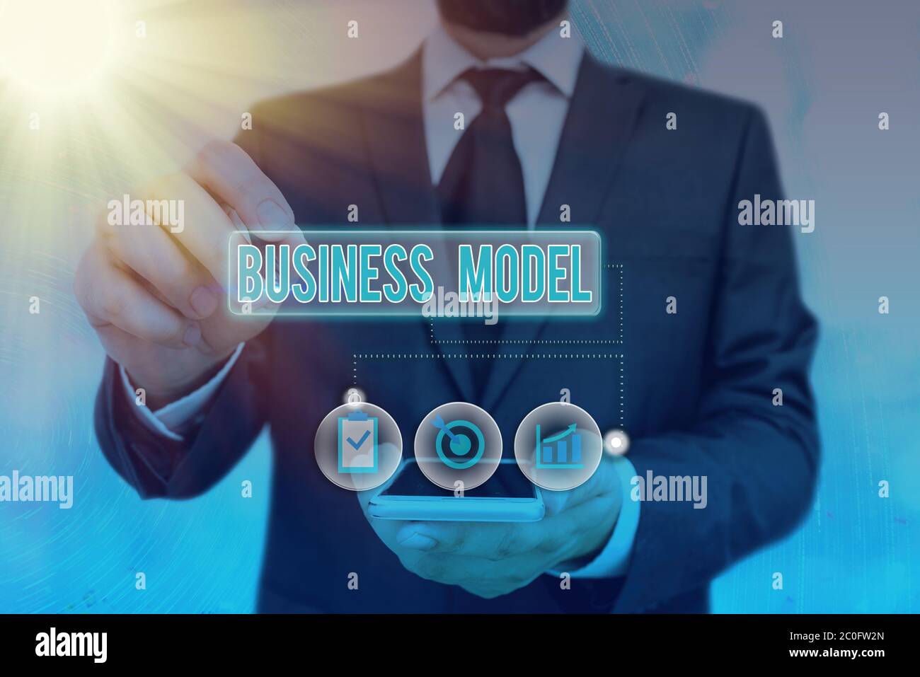 Word writing text Business Model. Business photo showcasing model ...