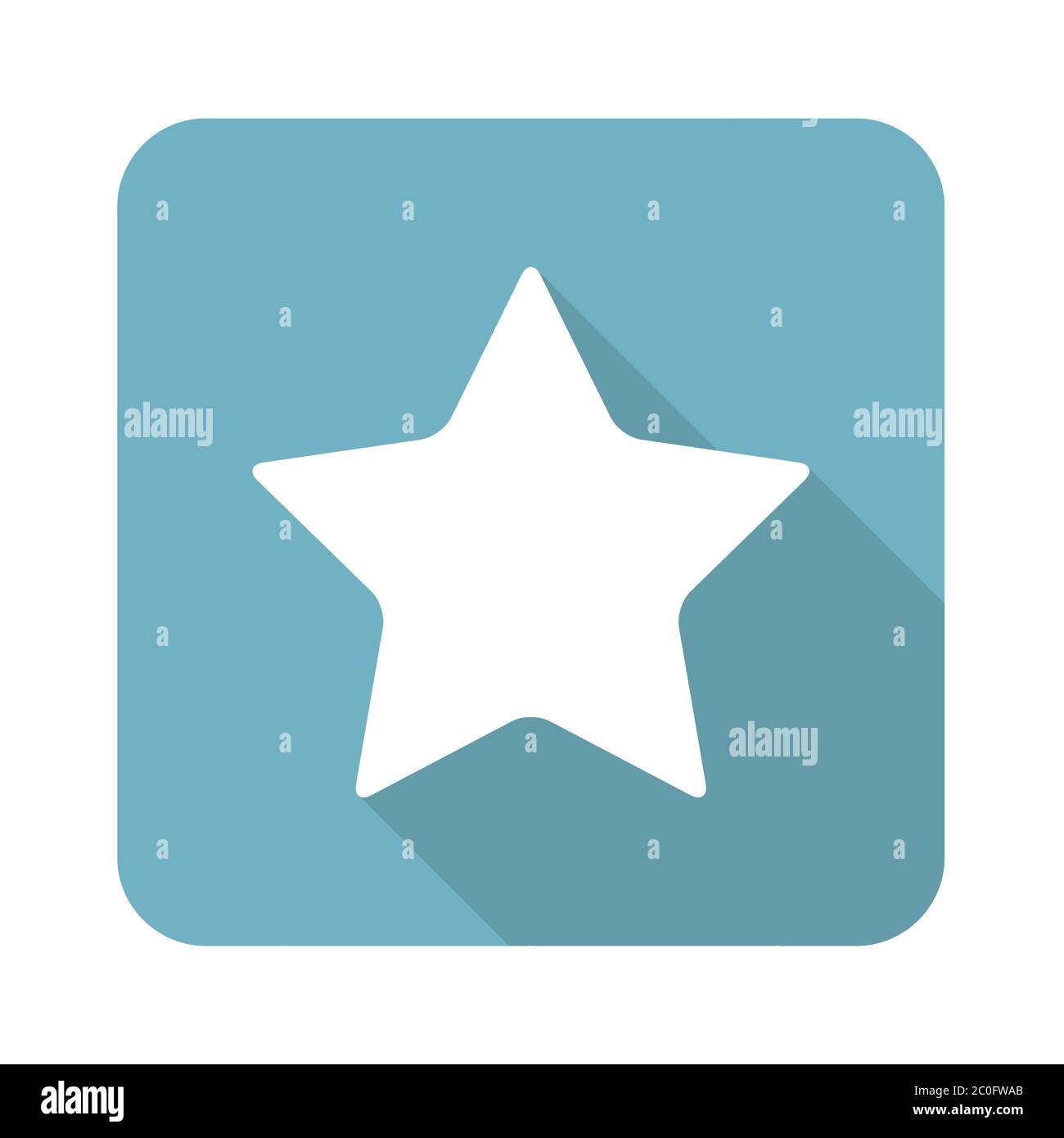Square star icon Stock Photo - Alamy