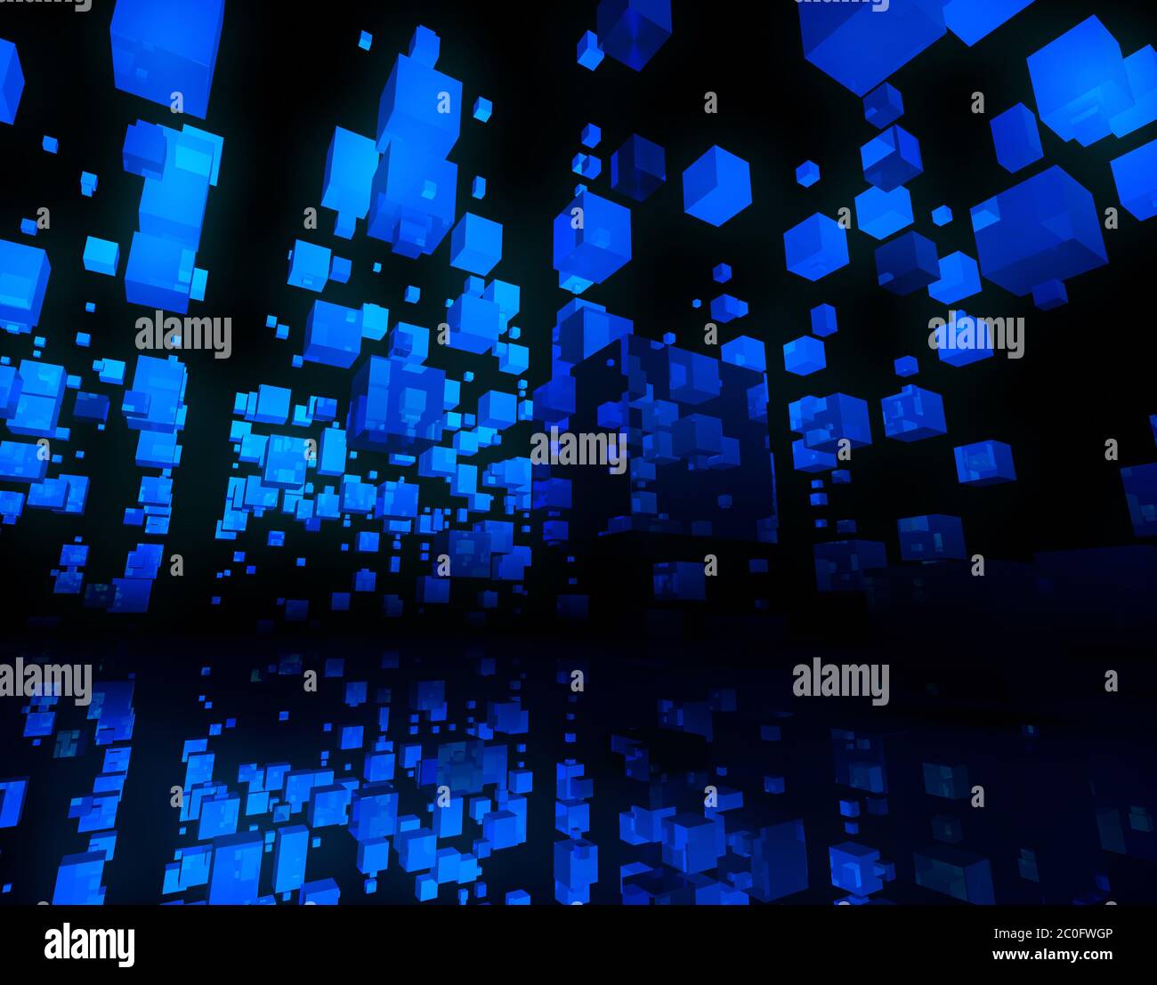 Cube technology, data storage Stock Photo - Alamy