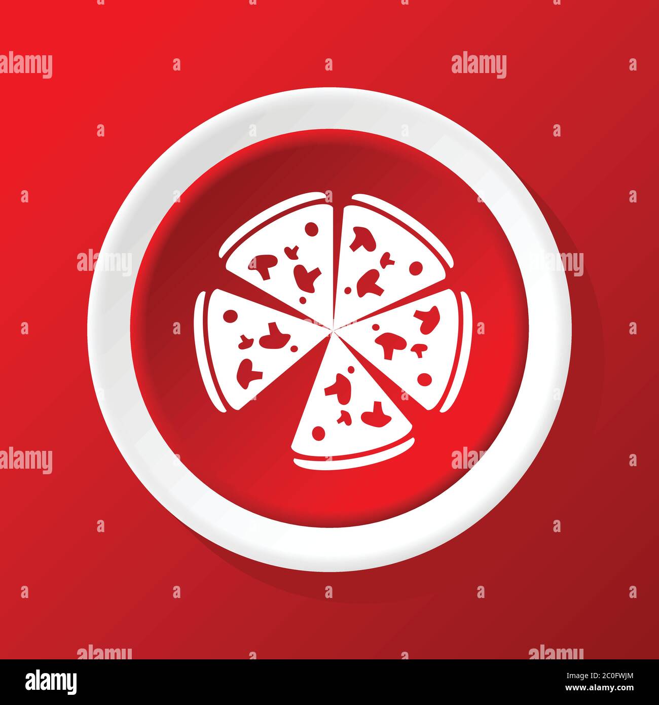 Red pizza sign hi-res stock photography and images - Alamy