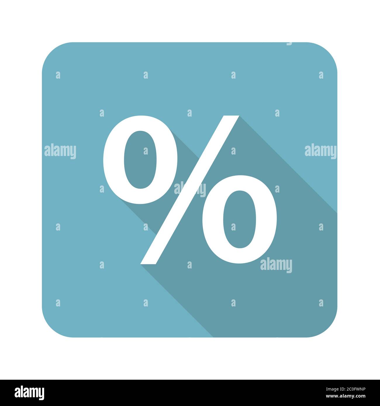Square percent icon Stock Photo - Alamy