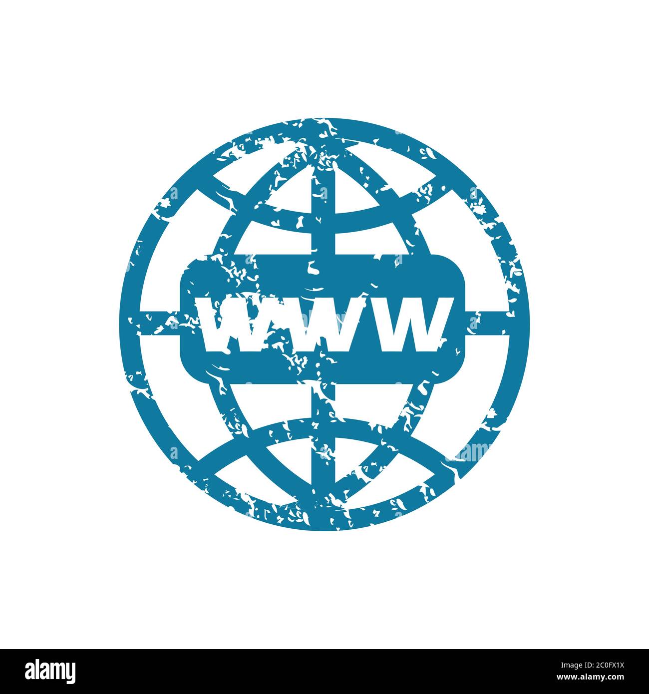 Grunge world net icon Stock Photo - Alamy