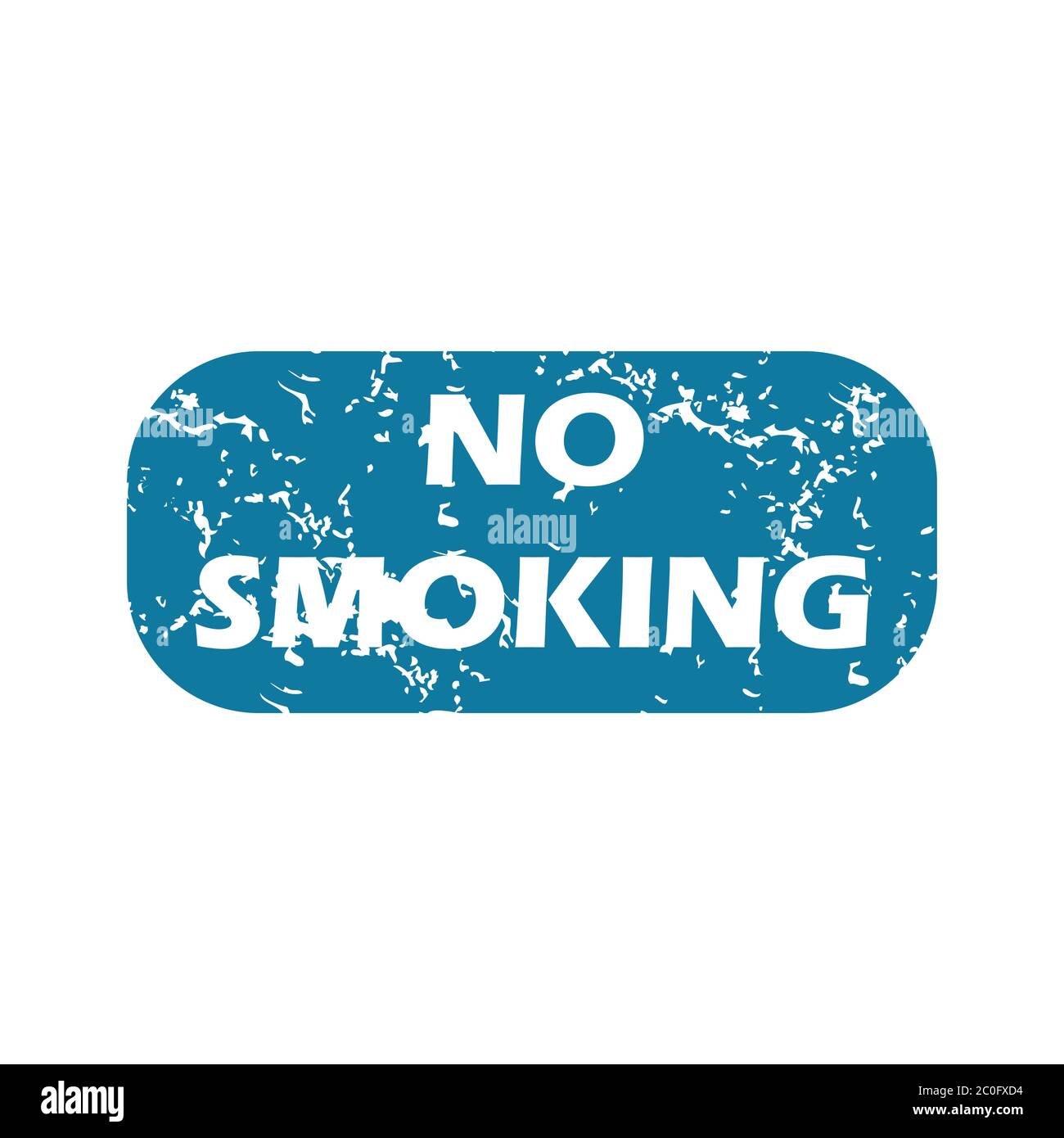 Grunge no smoking icon Stock Photo - Alamy
