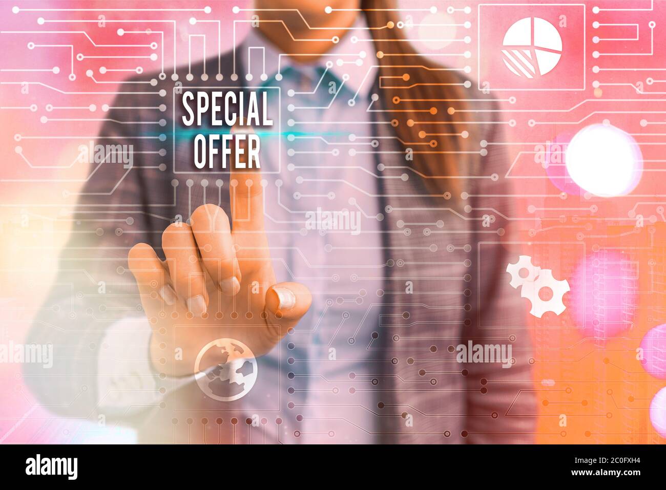 Text sign showing Special Offer. Business photo text selling product or ...