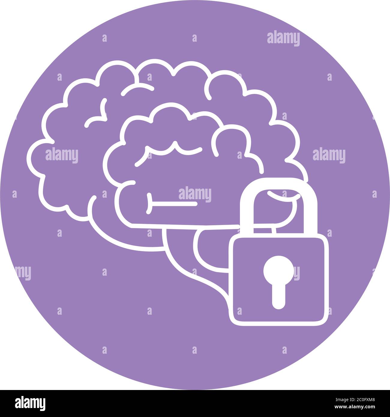 Memory block and brain Stock Vector Images - Alamy