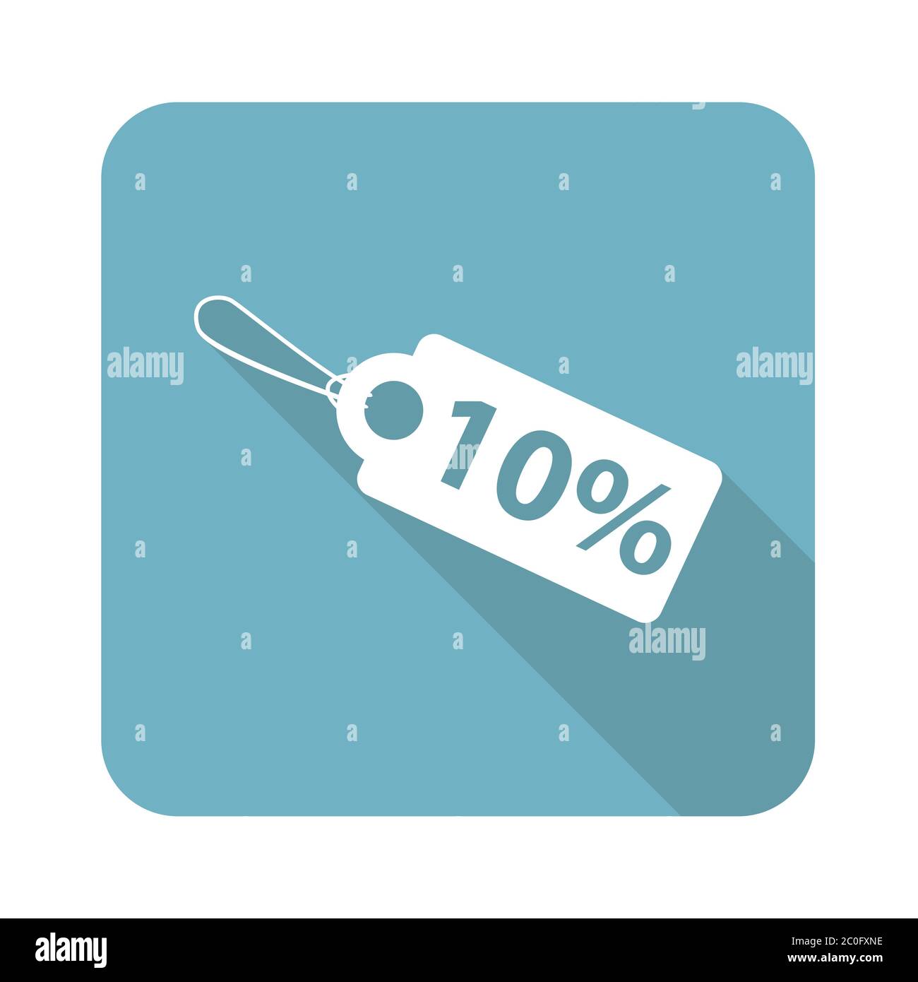 Square discount icon Stock Photo - Alamy