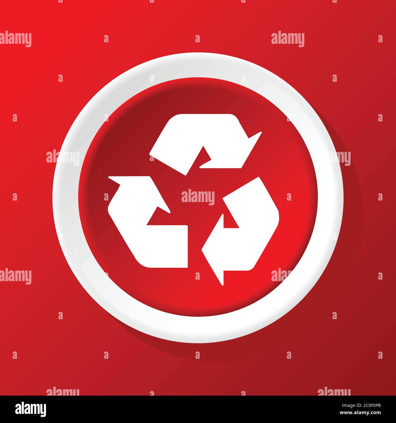 Silhouette circle shape recycle arrows hi-res stock photography and ...