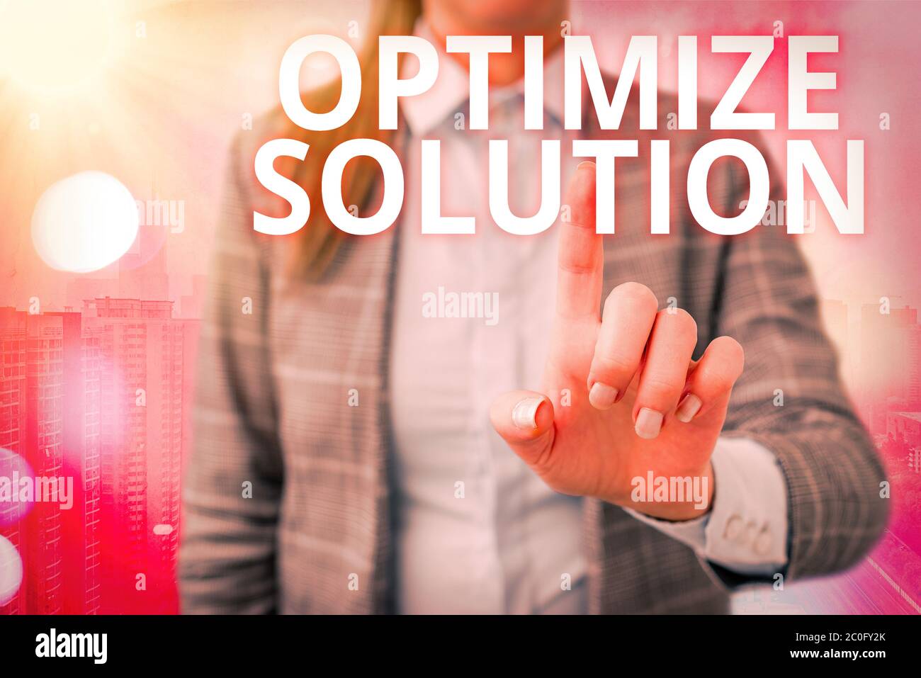 Handwriting Text Writing Optimize Solution Conceptual Photo Process Of Finding The Greatest