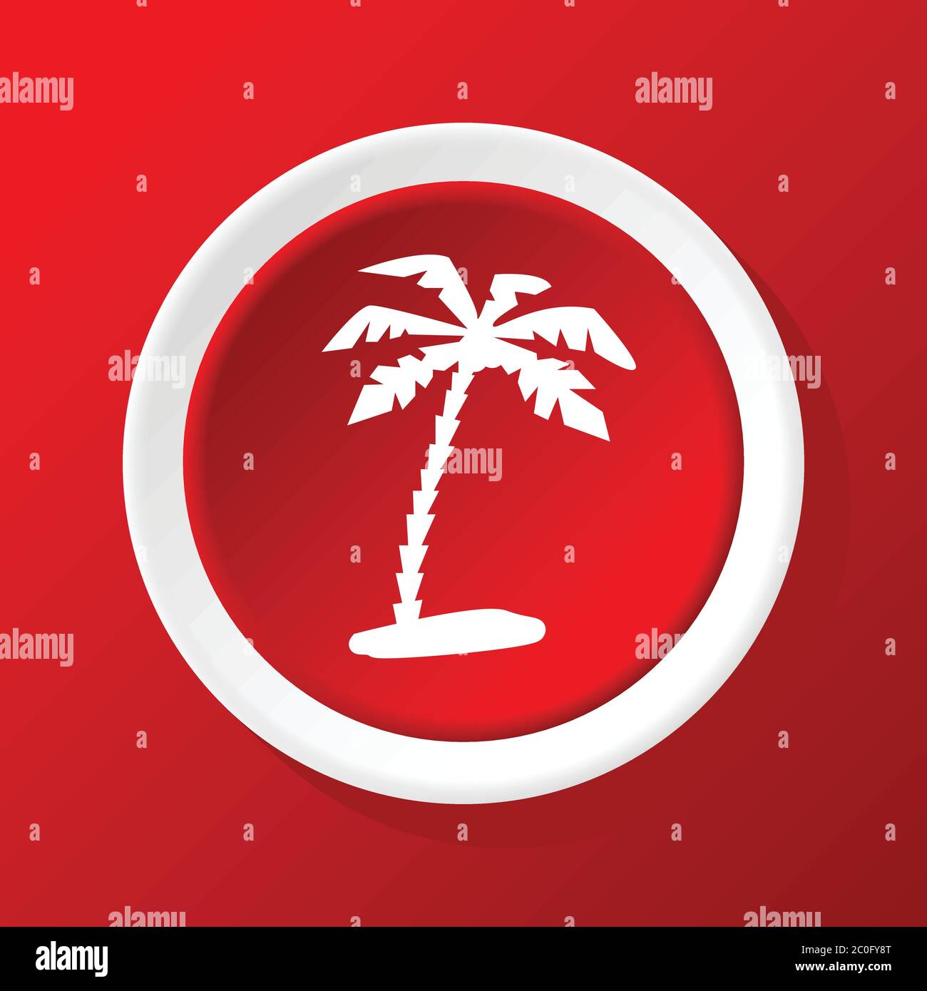 Summer vacation circle icon island hi-res stock photography and images ...