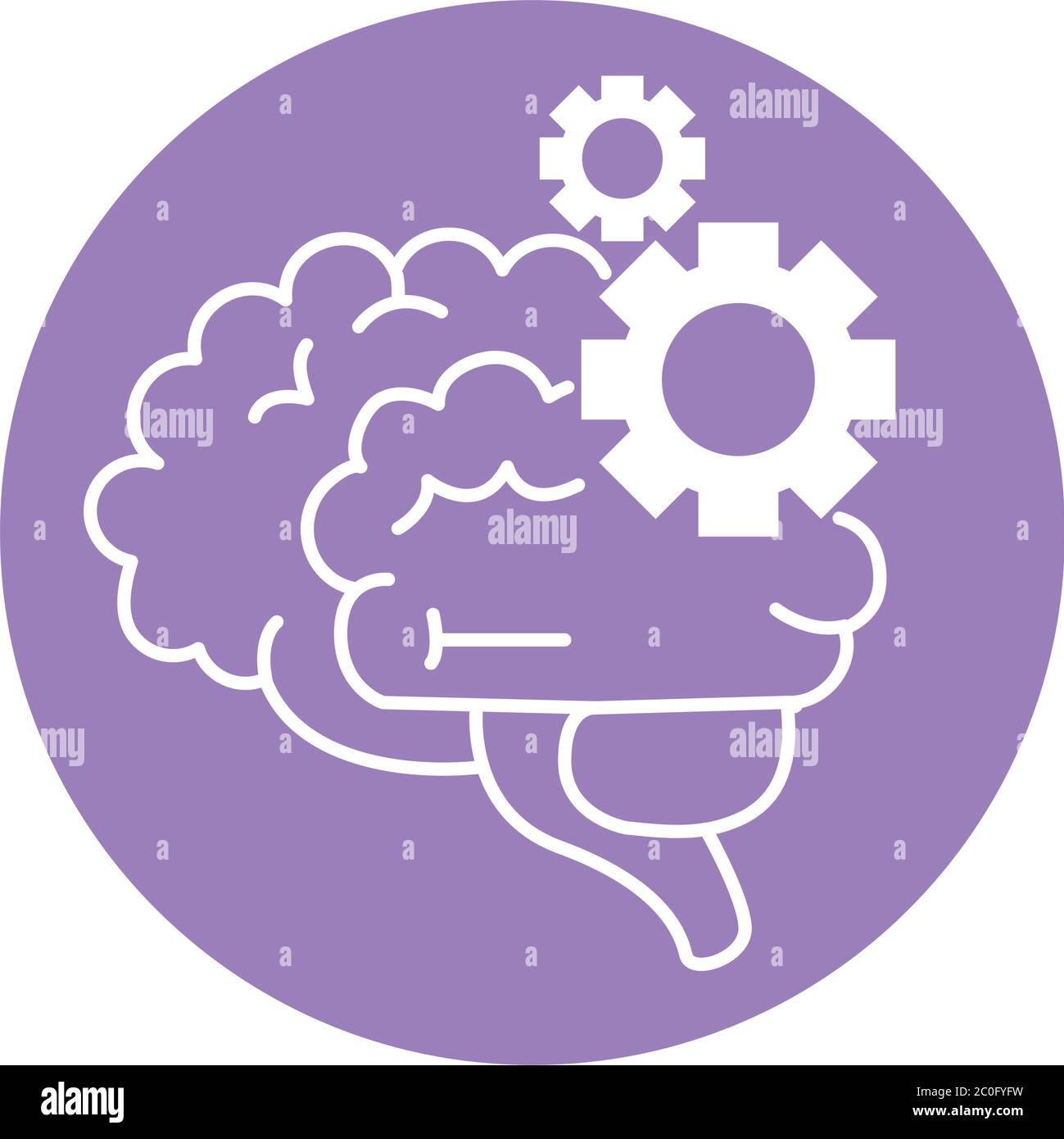 Memory block and brain Stock Vector Images - Alamy