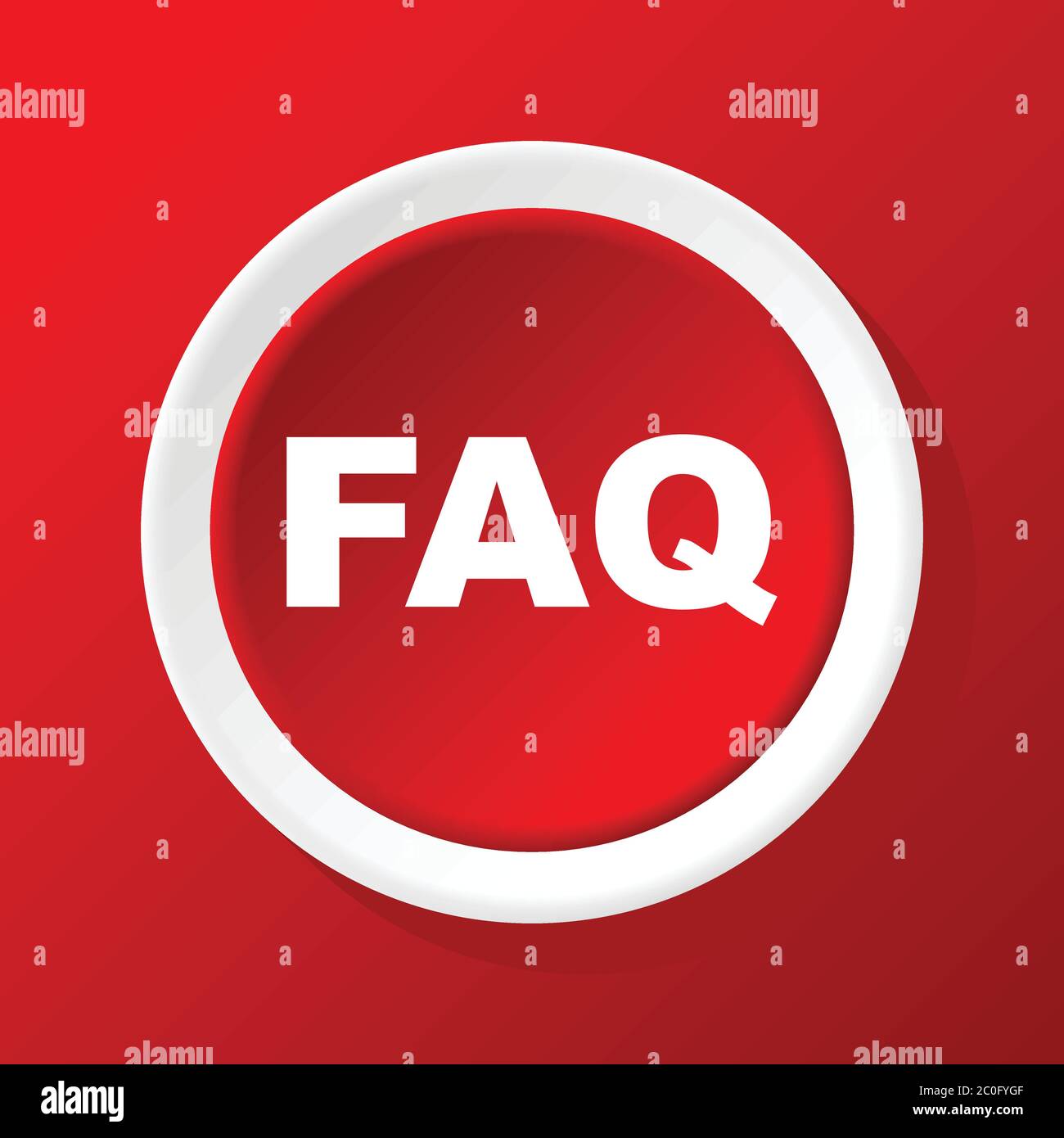 Faq icon silhouette hi-res stock photography and images - Alamy