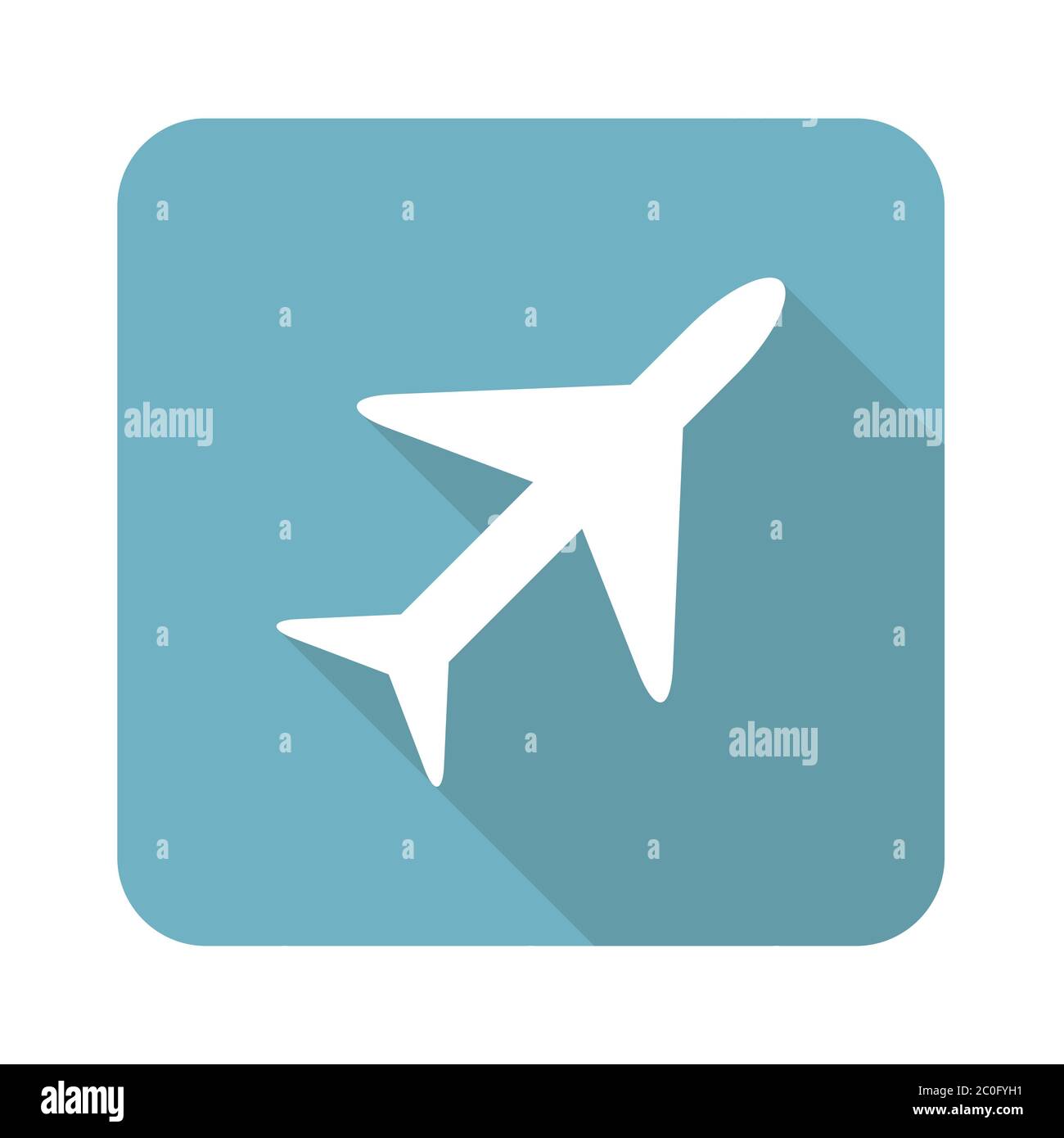Square plane icon Stock Photo - Alamy