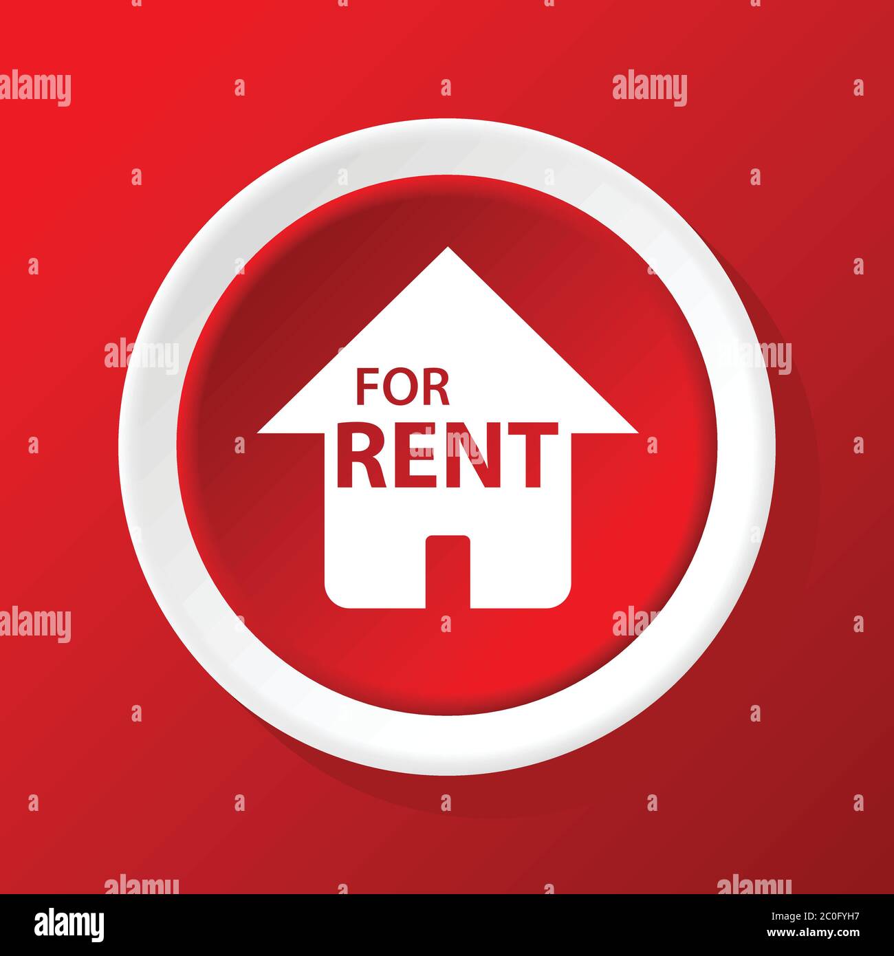 Red house icon hi-res stock photography and images - Alamy