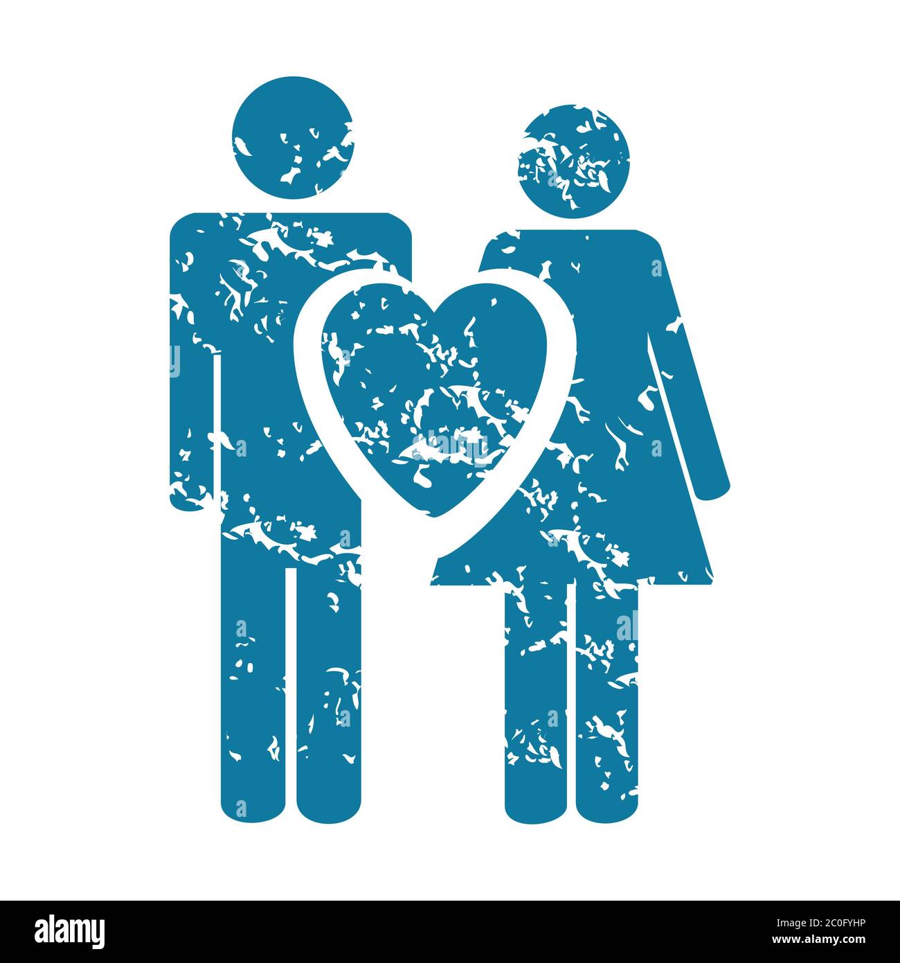Simple icon vector couple man woman hi-res stock photography and images ...