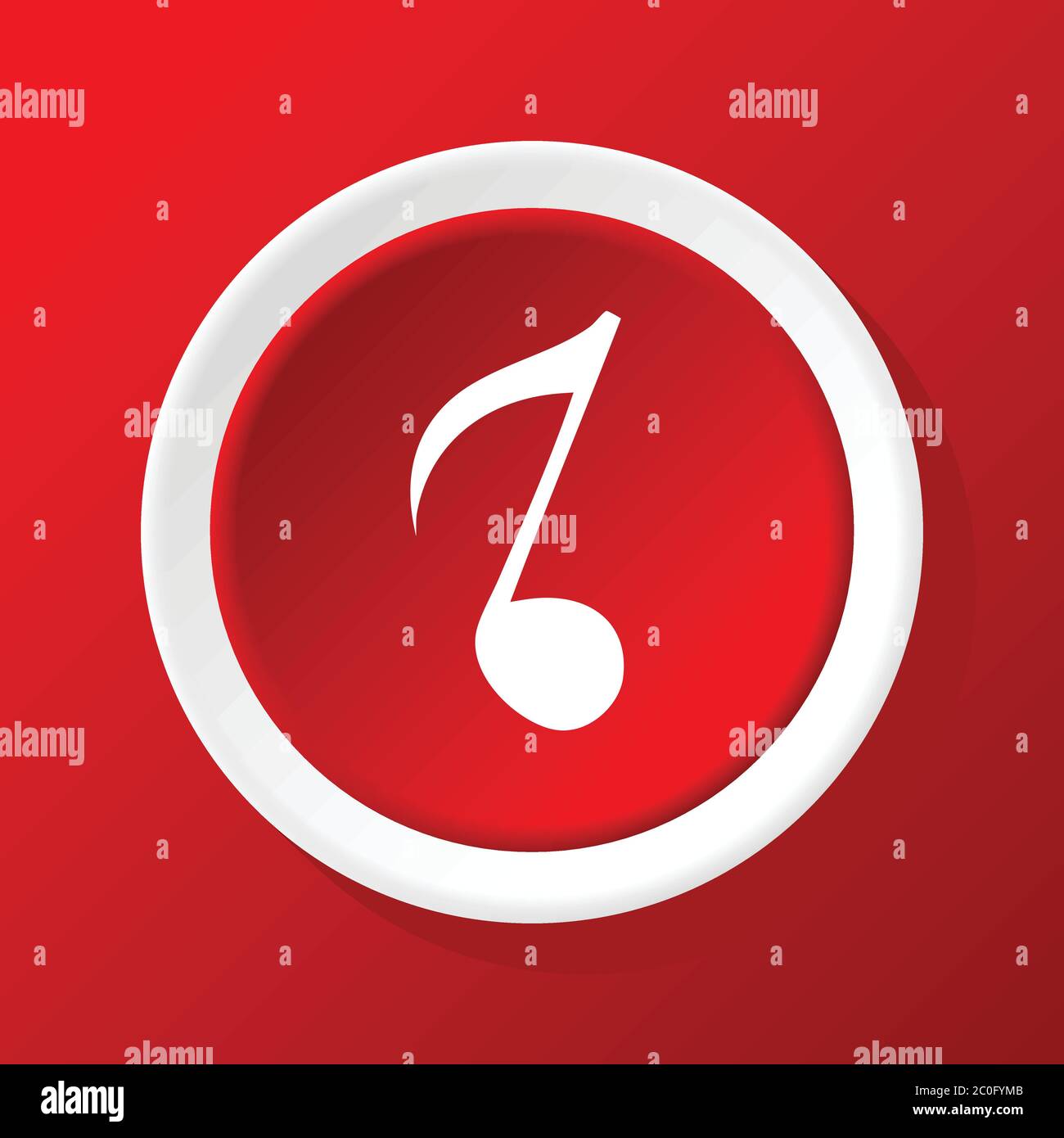 Eighth note icon hi-res stock photography and images - Alamy