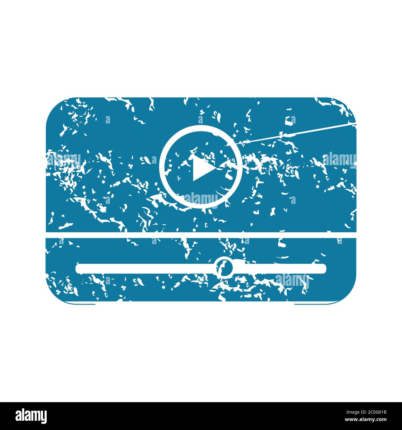 Music player icon simple Cut Out Stock Images & Pictures - Alamy