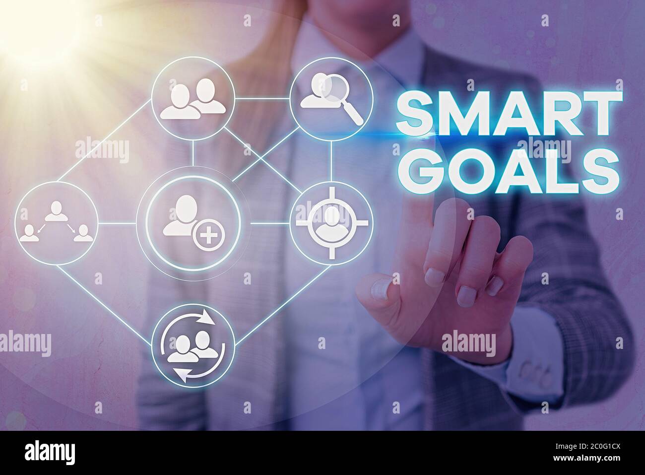 Word writing text Smart Goals. Business photo showcasing mnemonic used ...