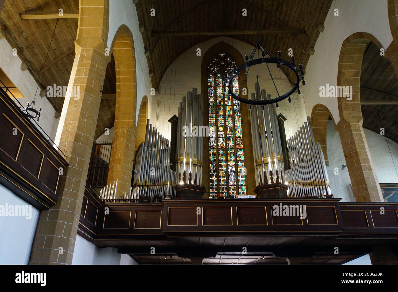 Organ in the church of the Augustinian monastery Stock Photo - Alamy