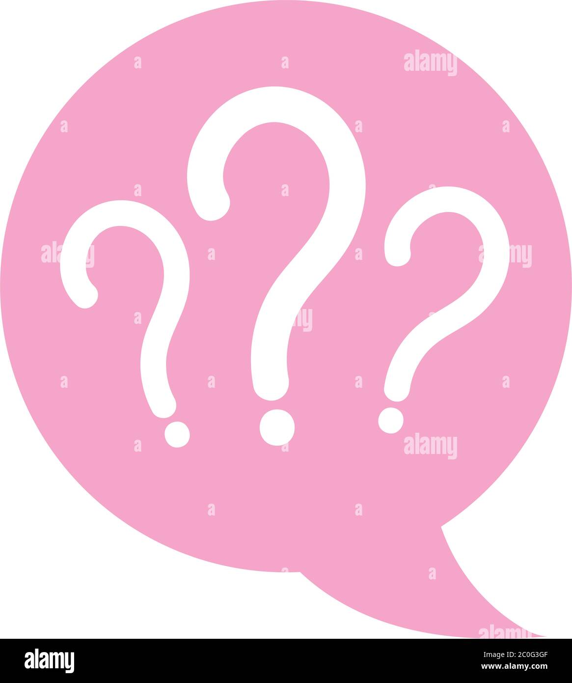 question marks speech bubble isolated icon design white background ...