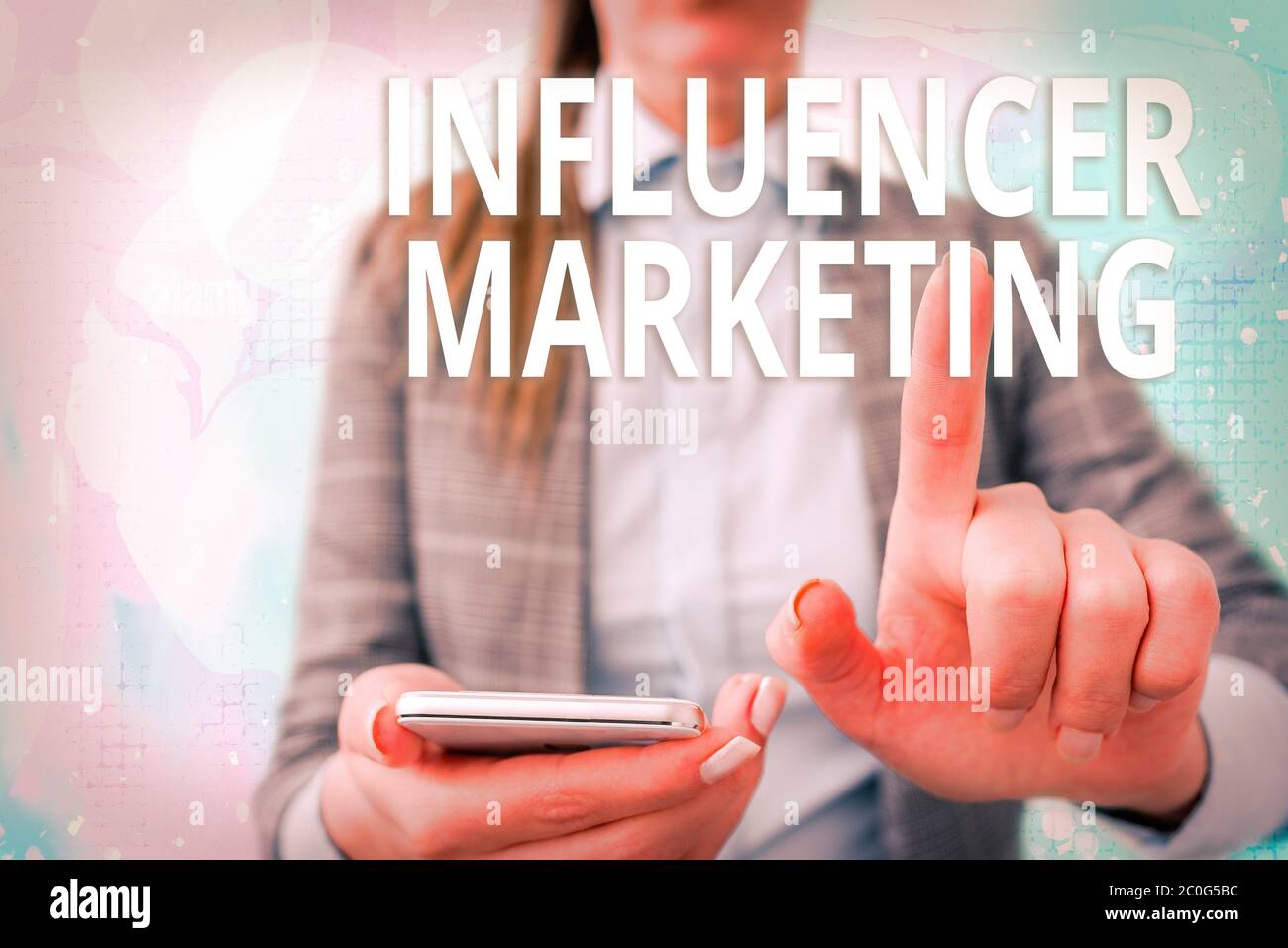 Handwriting text writing Influencer Marketing. Conceptual photo form of ...