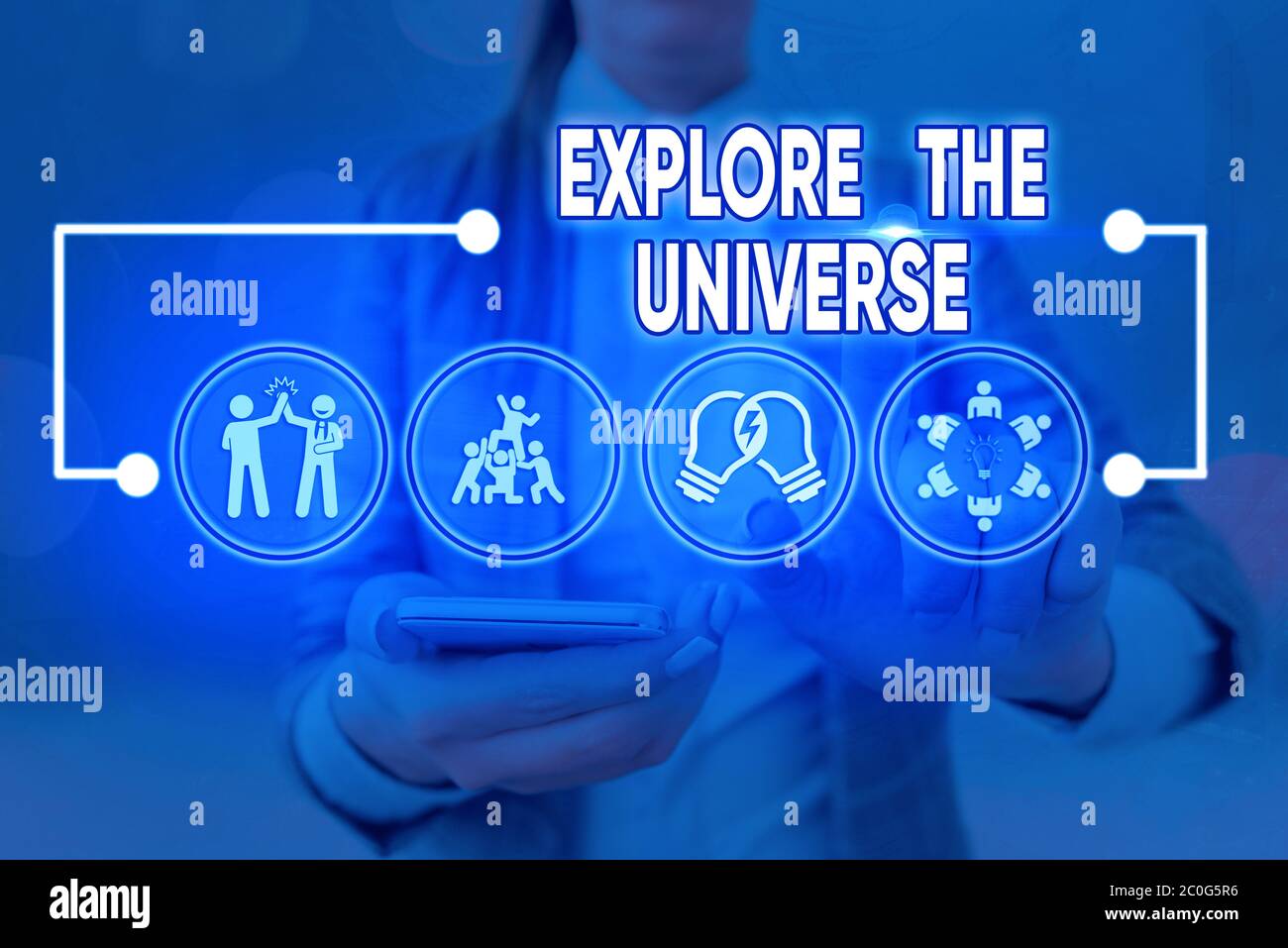 Word writing text Explore The Universe. Business photo showcasing Space ...