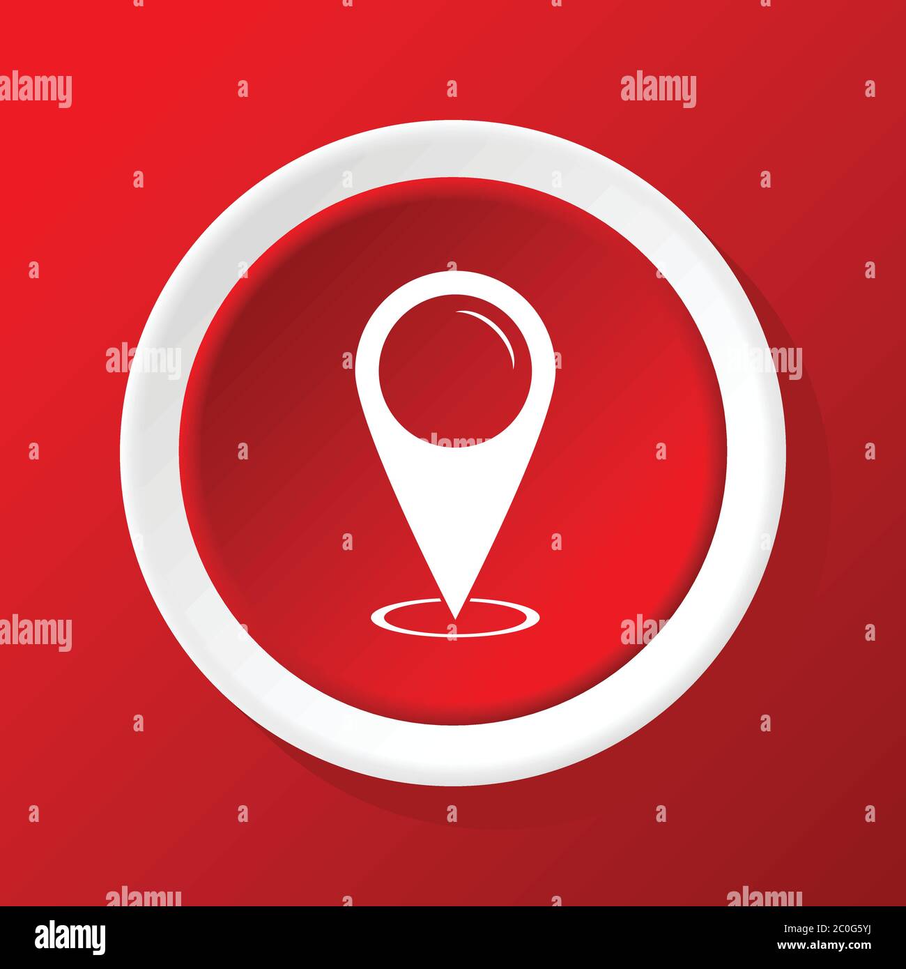 Map area circle hi-res stock photography and images - Alamy