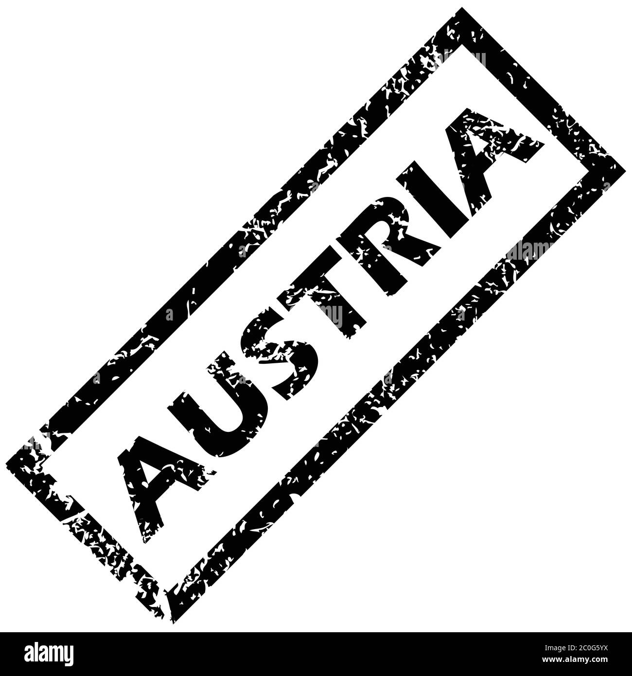 AUSTRIA rubber stamp Stock Photo - Alamy