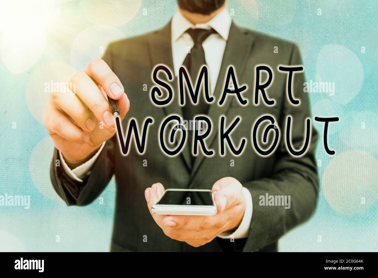 Handwriting text Smart Workout. Conceptual photo properlydesigned ...