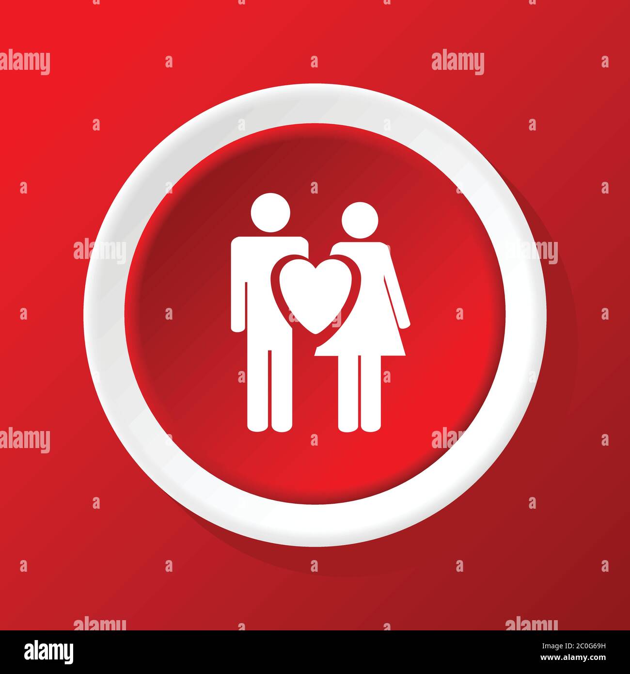 Wedding couple pictogram hi-res stock photography and images - Alamy