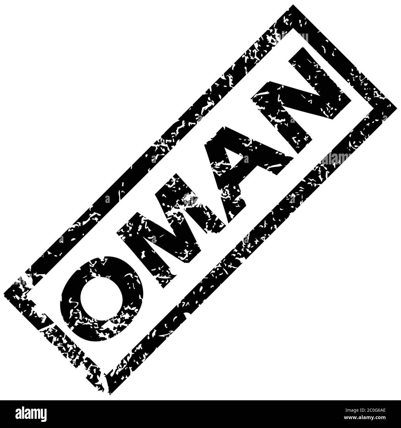 State of oman stamp Black and White Stock Photos & Images - Alamy