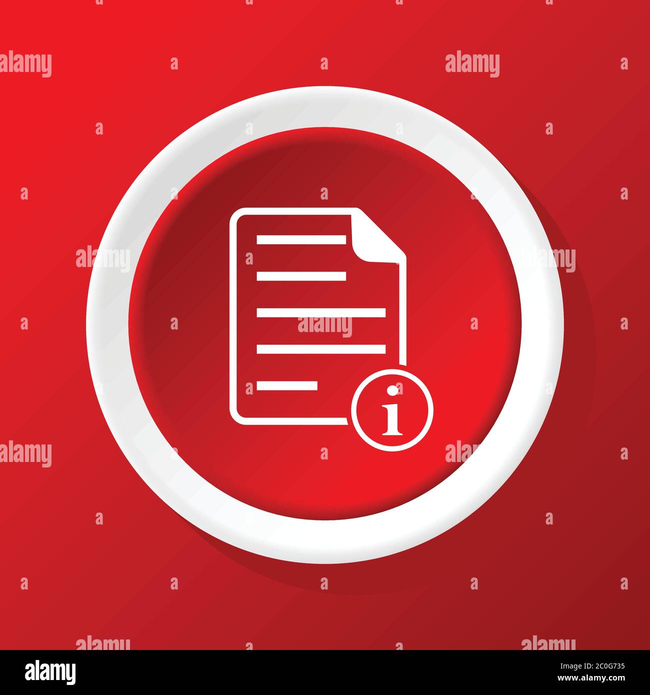 Red information hi-res stock photography and images - Alamy