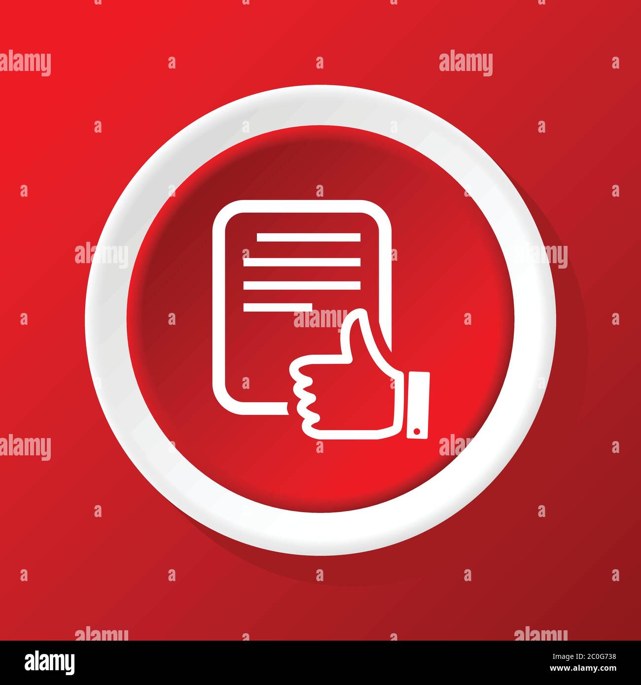 Approve document icon hi-res stock photography and images - Alamy