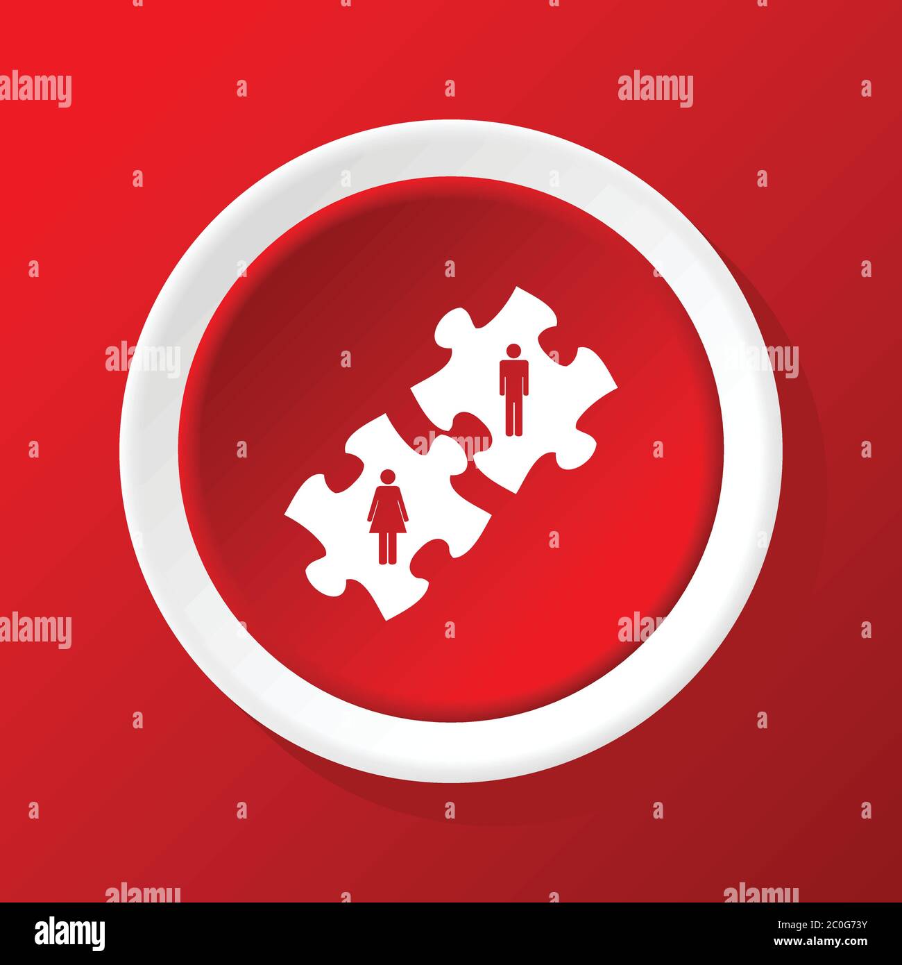 Puzzle pieces icon icon vector hi-res stock photography and images - Alamy